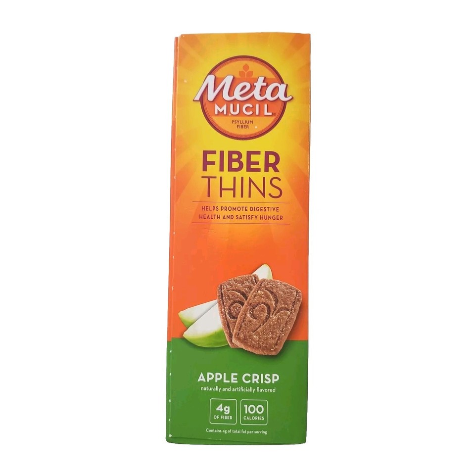 Metamucil Fiber Thins Promote Digestive Health Apple Crisp 12 Count 2 ...