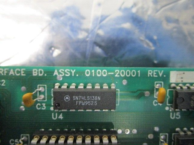 AMAT 0100-20001 SEI, SYSTEM ELECTRONICS INTERFACE PCB. REV E, 0110 ...