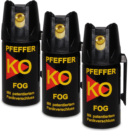3 x Ballistol KO FOG Pfefferspray 50 ml Tierabwehr KO Schutzspray | eBay