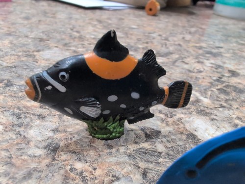 Safari Clown Triggerfish 1.5" And Blue Tang Toy Figure Educational | eBay