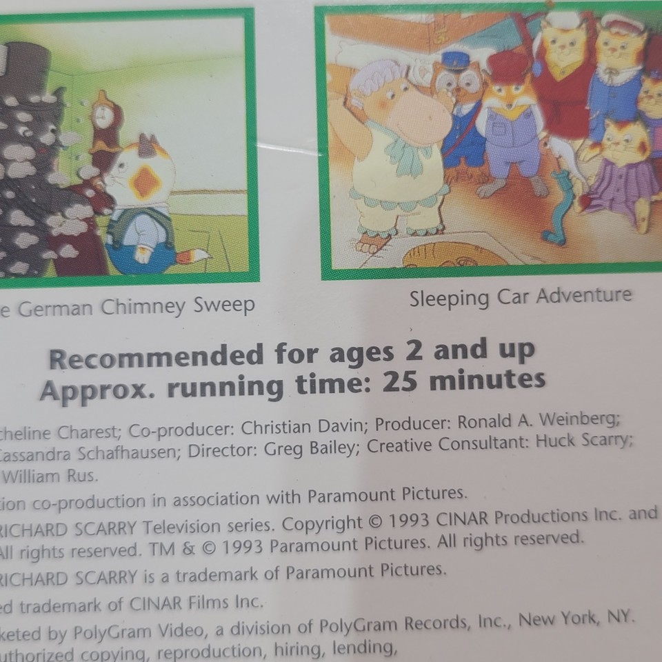 The Busy World Of Richard Scarry Sergeant Murphy's Day Off & 2 Other ...