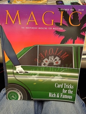 Card Tricks for the Rich & Famous Magic Magazine Issue November 1998 #3 ...
