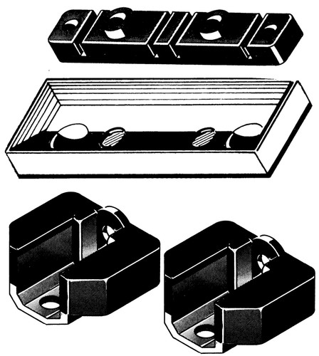 1947 1948 1949 1950 CHEVY TRUCK 5 PC 6 CYL MOTOR MOUNT KIT 1 FRONT / 2 ...
