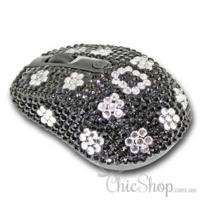 Crystal Diamonate Glitter Bling Wireless Computer Mouse | eBay Australia