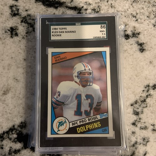 1984 Topps Dan Marino Rookie Card #123 SGC NM+ | eBay