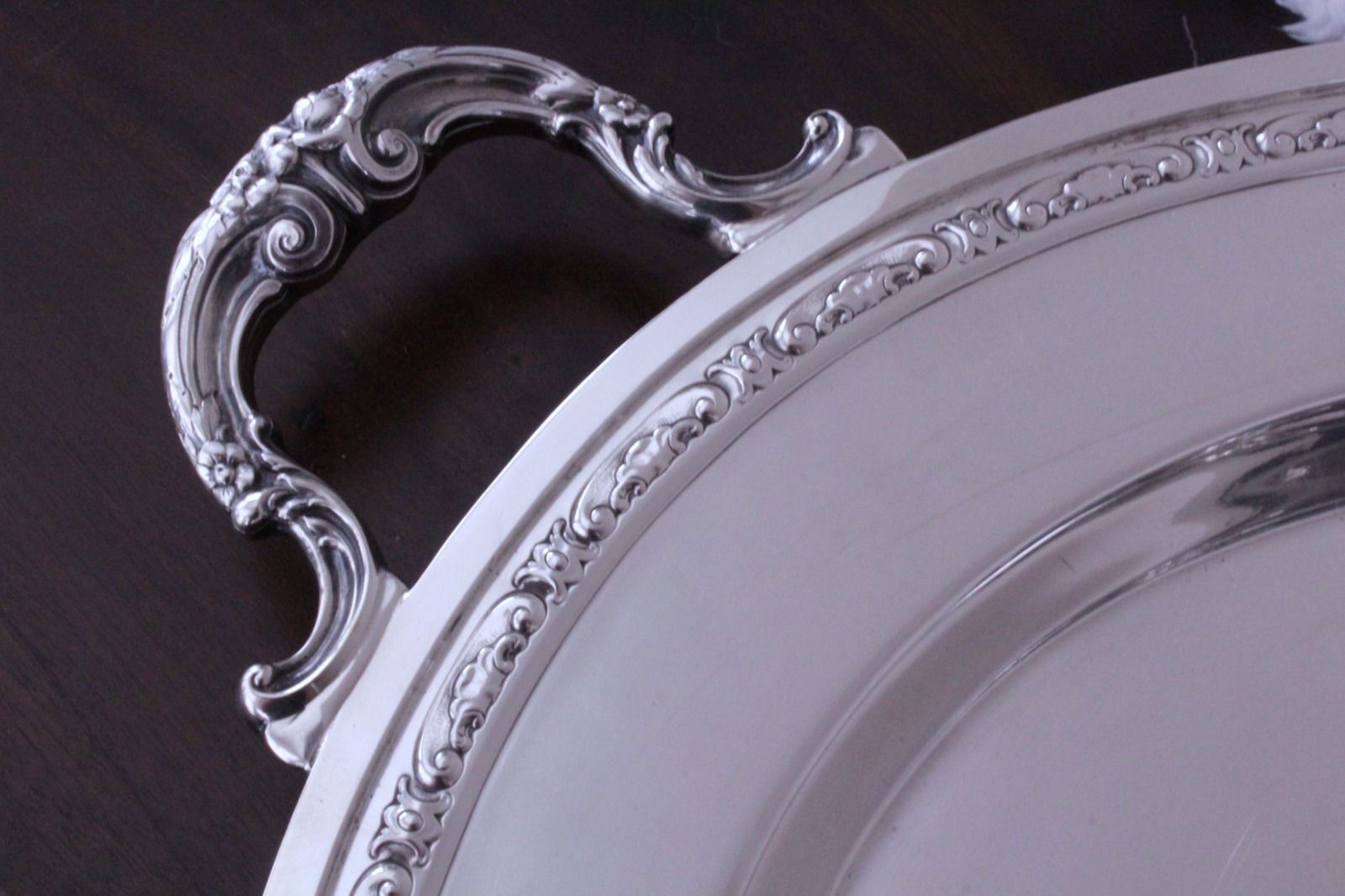 Towle Traditional Sterling Silver Waiter Platter Massive Tray 30 1/4"l ...