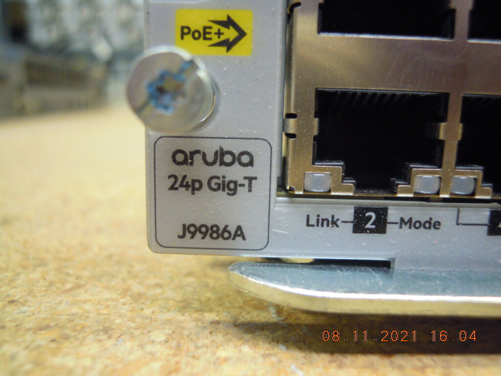 J9986A - Aruba HPE 5400R 24-Ports 10/100/1000 BASE-T PoE+ zl2 V3 Module ...