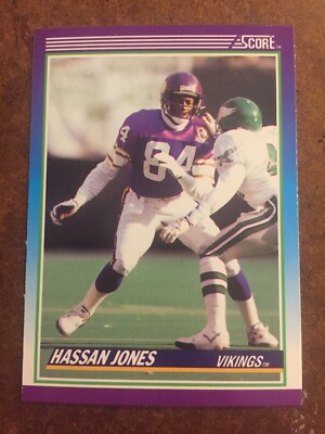 Hassan Jones 120 Score 1990 NFL Football Trading Card | eBay