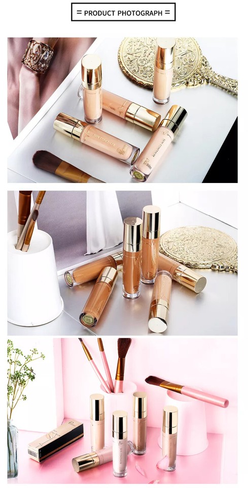 Pudaier Liquid Foundation Concealer Long Lasting Waterproof Full ...