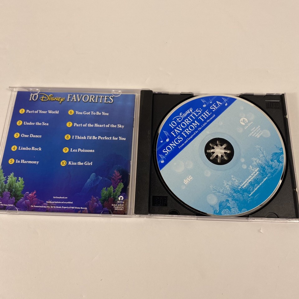 10 Disney Favorites: Songs From the Sea by Disney CD 2009 Walt Disney ...
