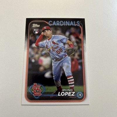 2024 Topps Series 2 Baseball Irving Lopez RC #573 Rookie Card St Louis ...