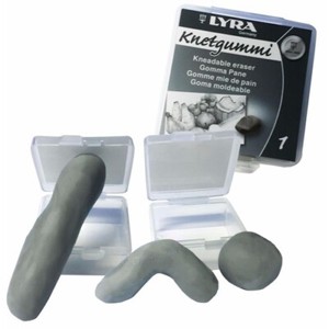 Lyra Kneadable Eraser Putty Rubber in Re-Sealable Case | eBay