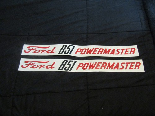 1958 1959 1960 FORD TRACTOR TRACTORS 851 POWERMASTER DECALS STICKERS ...