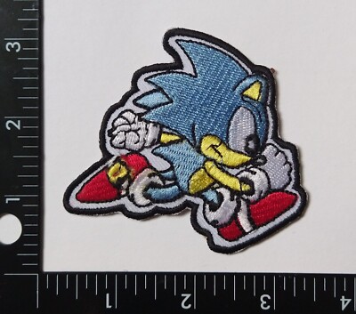 Sonic The Hedgehog Embroidery Iron On Quality Patch Fast Shipping # ...