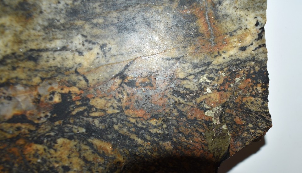 Gold Silver Ore 1800s Ore Knob Copper Mine North Carolina 9" Polished ...