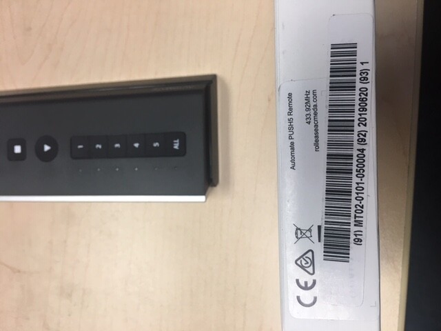 Push 5 Automate Remote #MT02-0101-050004 | eBay