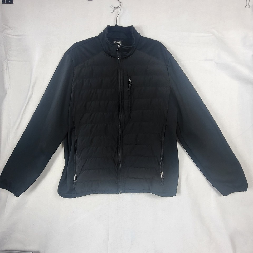 32 Degrees Heat Black Winter Puffer Coat Jacket Full Zip Women’s Size ...