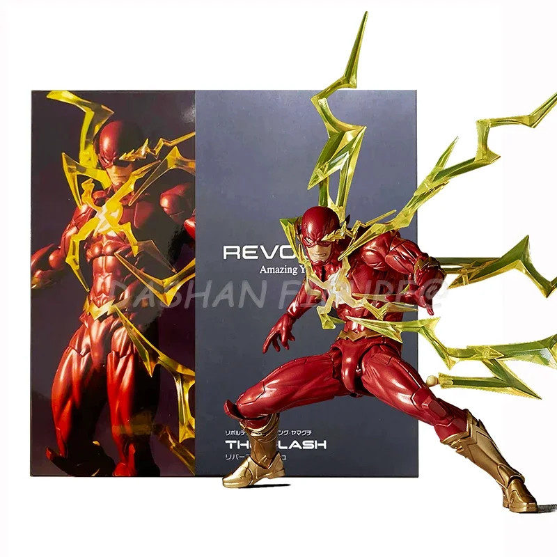 Revoltech The Flash Action Figure Barry Allen PVC Movable Yamaguchi ...