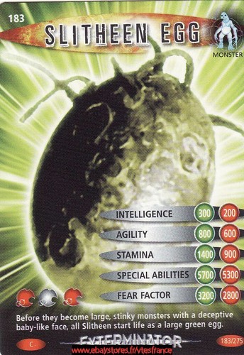 Slitheen Egg #183 [Exterminator] Doctor Who Battles in Time TCG | eBay