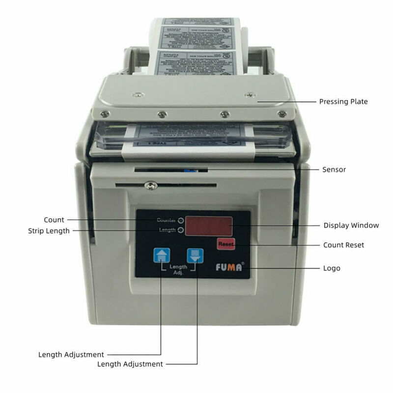 Automatic Label Dispenser Electronic Bar Codes Label Peeling Machine ...