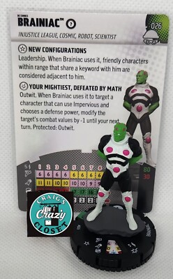 HeroClix Brainiac 026 DC Notorious Set New Uncommon | eBay