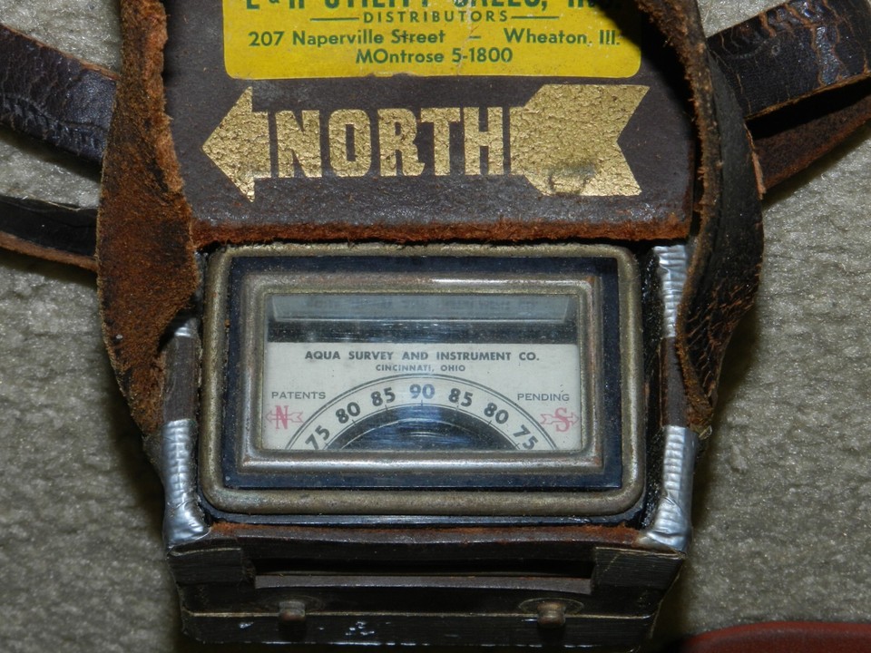 Dip Needle Compass/Aqua Survey & Instruments Co. | eBay