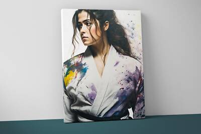 Jiu Jitsu Female Gi Wall Art - BJJ Gift for Girls | eBay