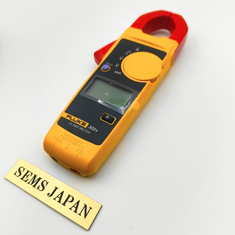 Handheld Fluke 302 + Digital Clamp Meter Tester AC / DC Volt Amp ...