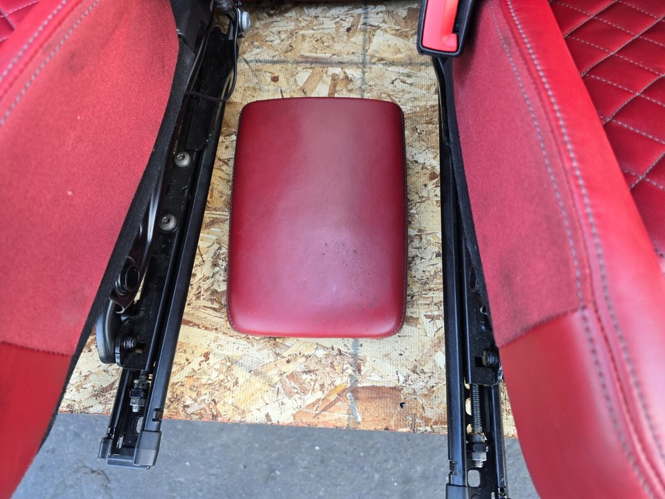 LEATHER SEAT SEATS SET FRONT/REAR RED COLOR 40K 18-23 AUDI A5 S5 RS5 B9 ...