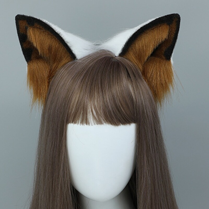 for Creative Plush Shepherd Dog Headdress Cosplay Costume for ...