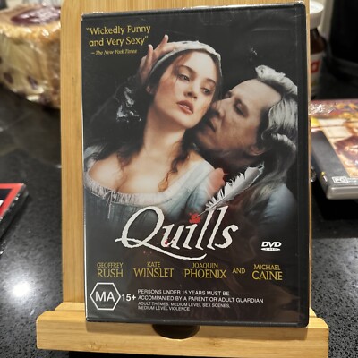 QUILLS DVD Brand New KATE WINSLETT GEOFFREY RUSH REGION 4 9321337029955 ...