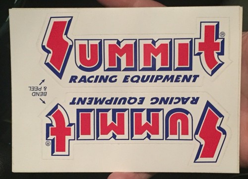 SUMMIT Racing Equipment Stickers Decals ** NHRA U.S. NATIONALS INDY Old ...