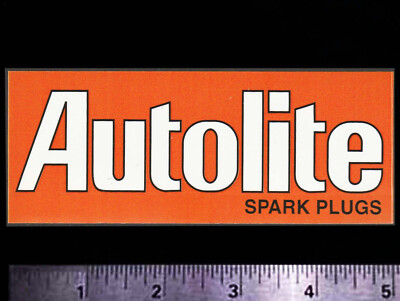 AUTOLITE Spark Plugs - Original Vintage 70's 80's Racing Decal/Sticker ...