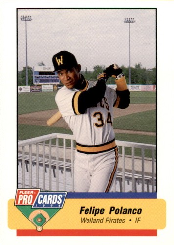 1994 Welland Pirates Fleer/ProCards #3503 Felipe Polanco Dominican ...