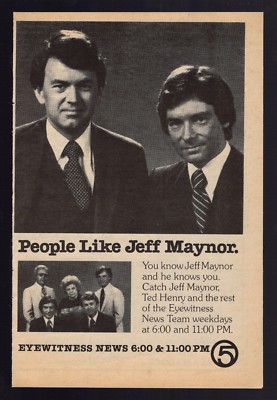 1979 WEWS TV AD ~ JEFF MAYNOR & TED HENRY NEWS CLEVELAND,OHIO | eBay