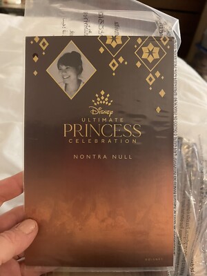 DISNEY DESIGNER ultimate princess collection DOLL CERTIFICATE ONLY ...