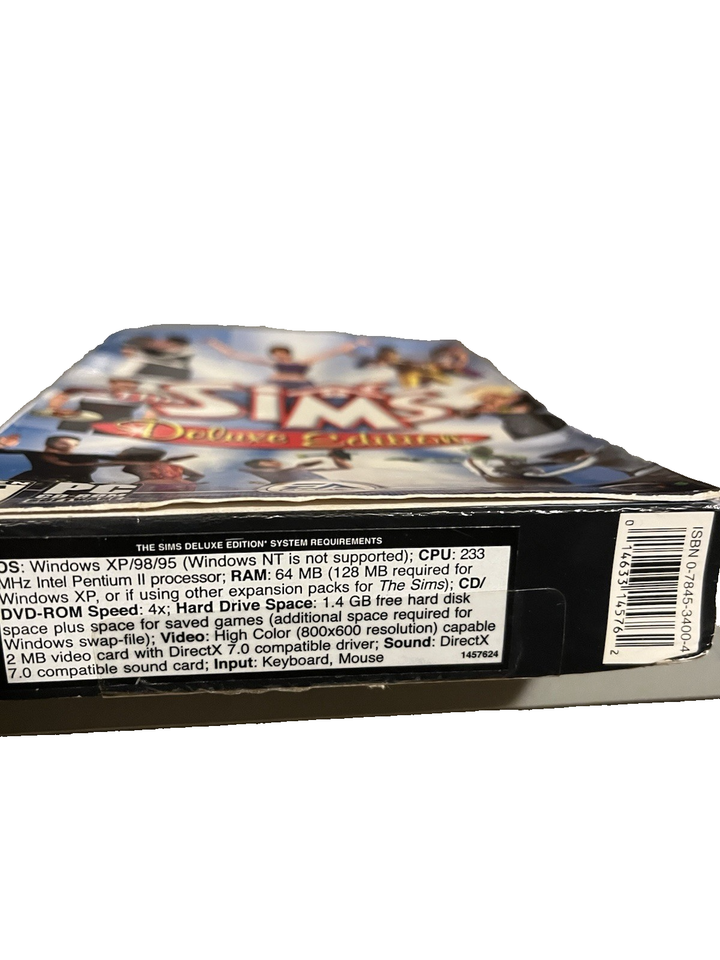 The Sims Deluxe Edition PC Game Complete Unopened 2002 | eBay