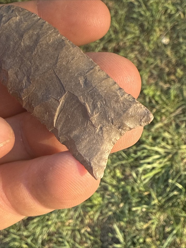 Native American Indian Arrowhead Fluted Clovis Kentucky 3.1/8” Rechip ...