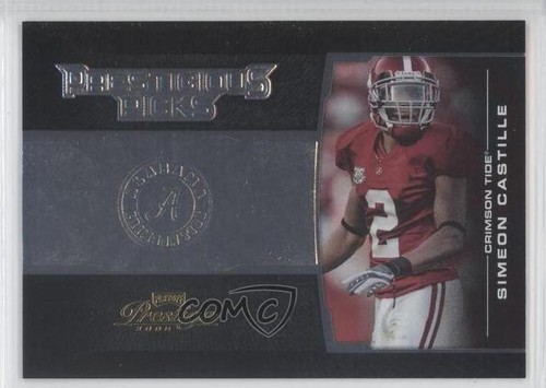 2008 Prestige - Prestigious Picks Simeon Castille #PPI-1 Black /500 (RC ...