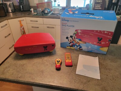 Rare Disney Electronics Classic DVD Player DVD2000-C w Remotes ~ See ...
