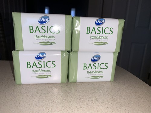 Dial Basics HypoAllergenic 3.2 Oz Soap Bars 2 Pack - Lot of 4 for 8 ...