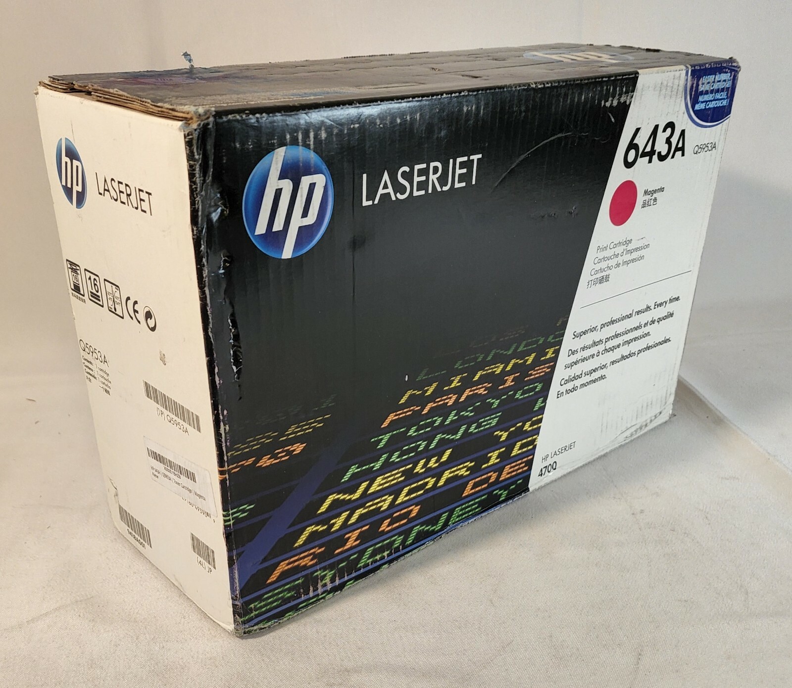 HP Q5953A Magenta Cartridge 643a HP 4700 Genuine New OEM Open Box Free ...