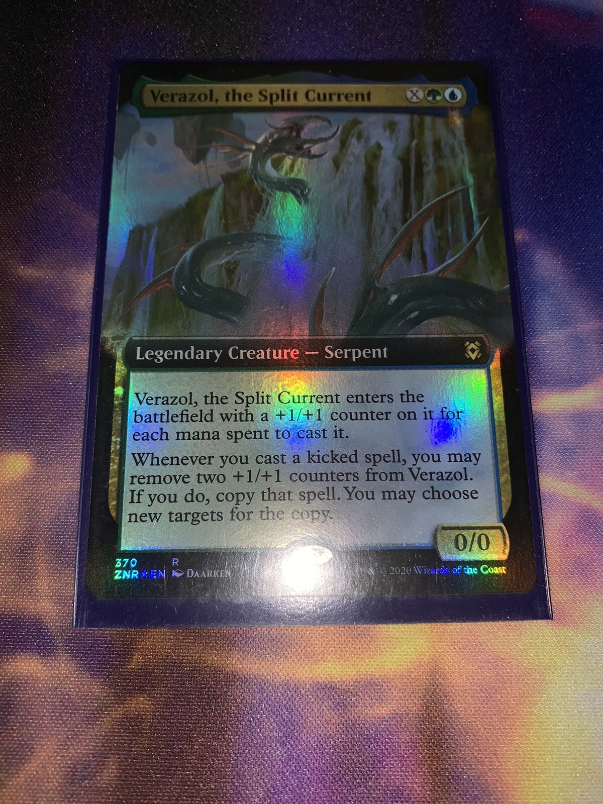 Mtg Singles - Verazol, the Split Current (Extended Art) - Zendikar ...