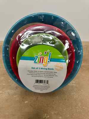 Zing Set of 3 Mixing Bowls | eBay