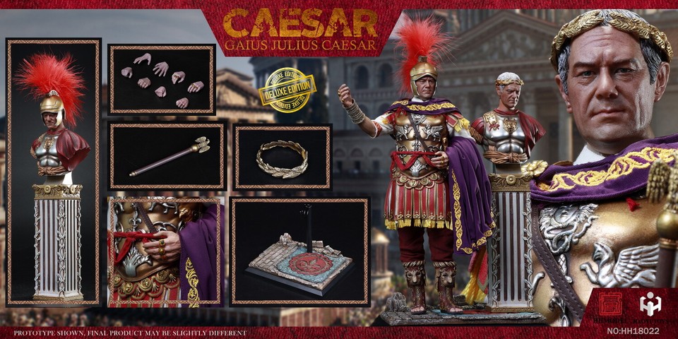 HH model HH18022 ROME Imperial Army Julius Caesar 1/6 Action Figure ...