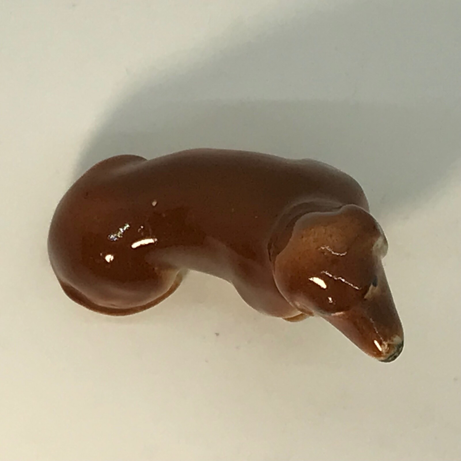 Vintage Ceramic Dachshund Dog Figurine Small Made in Japan | eBay