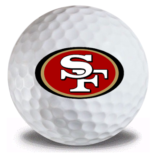 NFL San Francisco 49ers • Golf Balls 12 pack • Titleist ProV1X ...