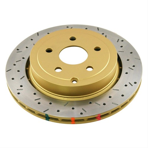 DBA HD 4000 Drilled Slotted Brake Rotor Single 290mm Rear DBA42663XS-10 ...