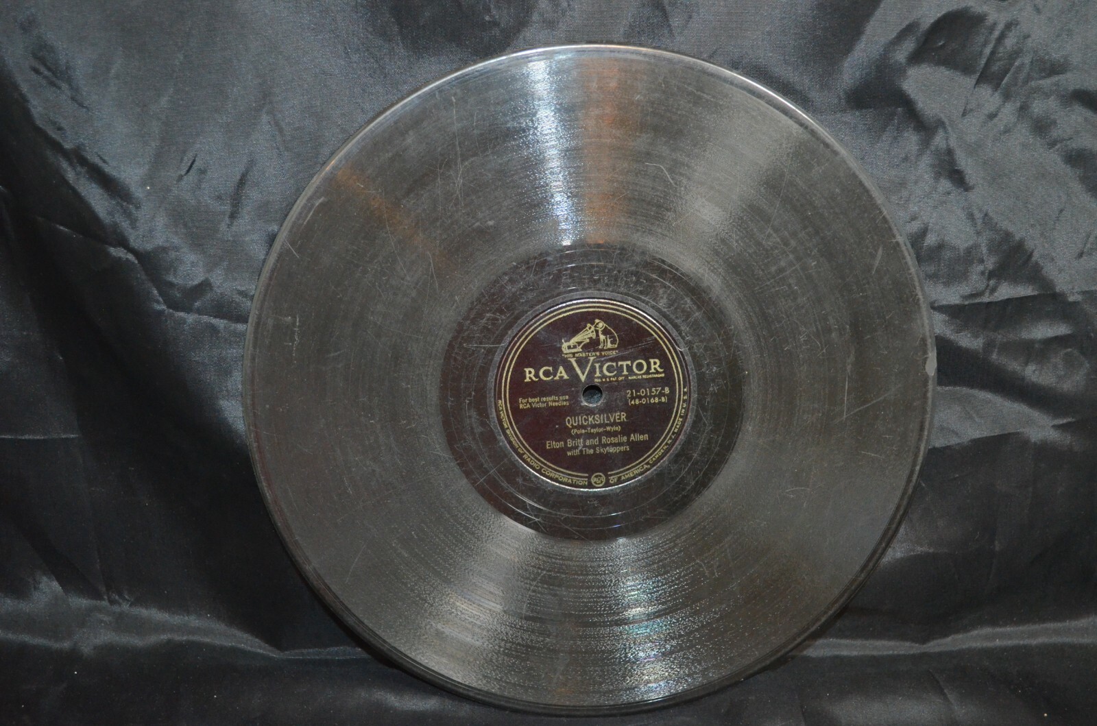 RCA Victor 78 rpm Elton Britt and Rosalie Allen Yodel Blues ...