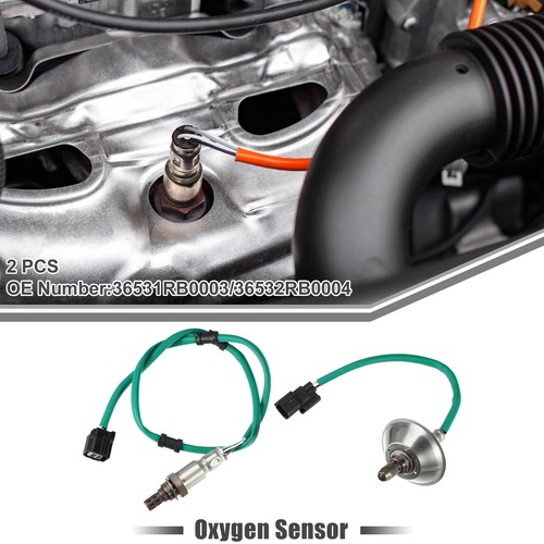 2pcs O2 Oxygen Sensor Upstream & Downstream for Honda Fit L4 1.5L 2009 ...